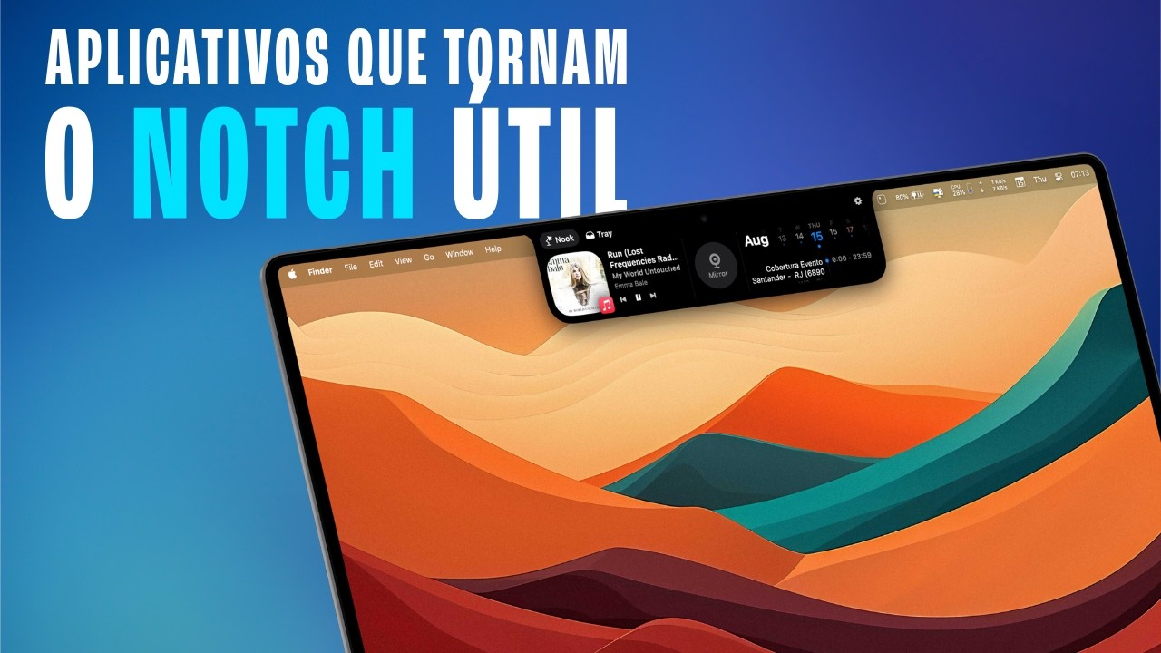 Notch do MacBook | Aplicativos para usá-lo melhor! - YouTube