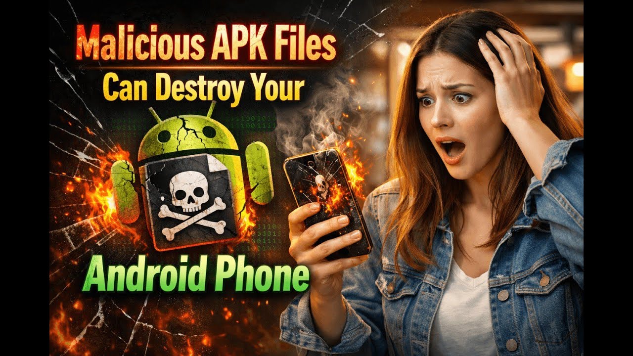 Malicious APK Files Can Destroy Your Android Phone - YouTube