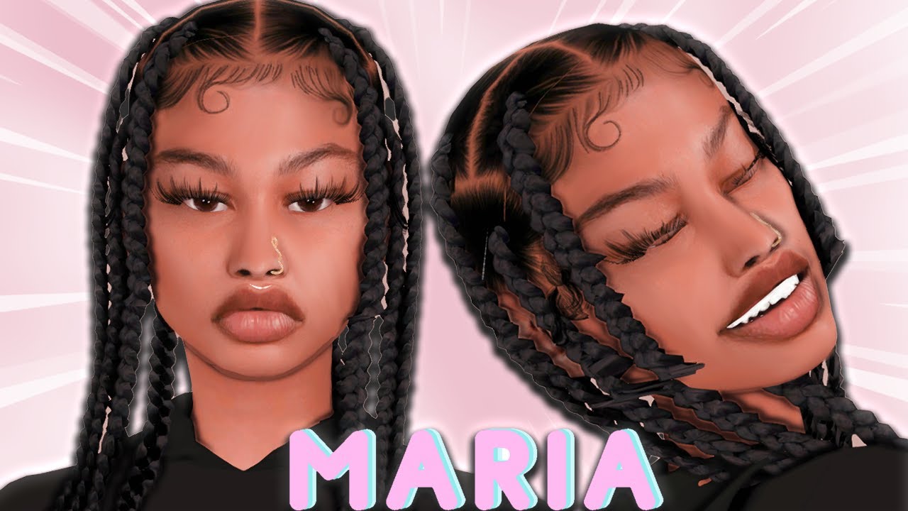 💞 Sims 4 CAS Maria Spears | CC Folder & SIM DOWNLOAD - YouTube