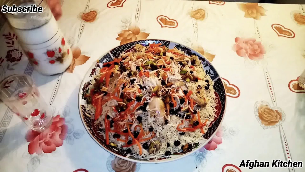 طرز تهیه کردن قابلی پلو How to make Afghan Qabuli - YouTube