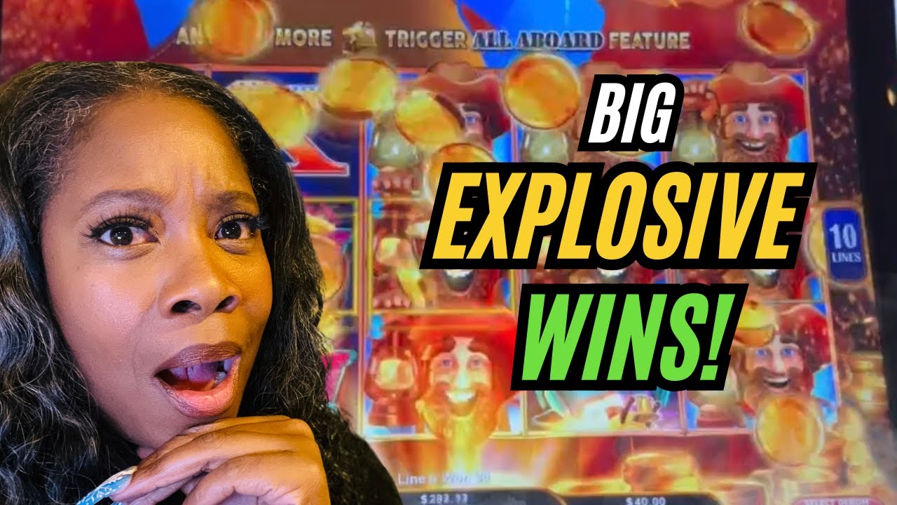 Explosive High Limit Slot Play on All Aboard Dynamite Dash - YouTube