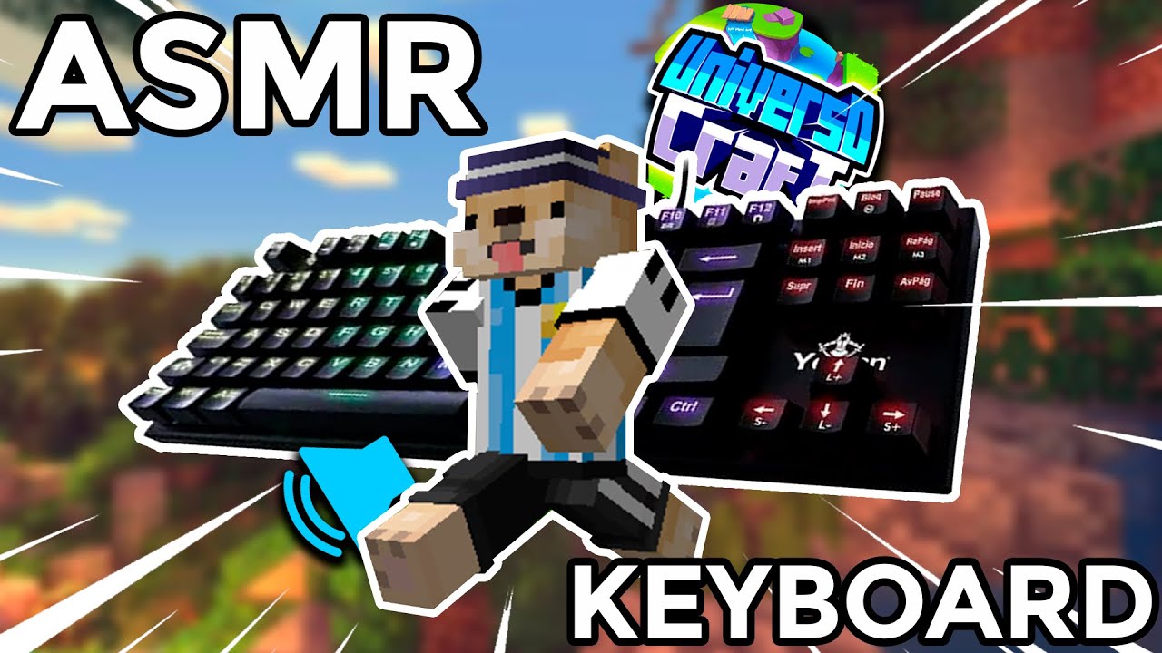 Keyboard Sounds ASMR | UniversoCraft BedWars Kills + Hunger Games Kills ...