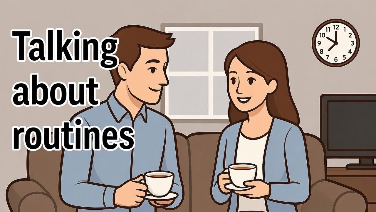 Talking About Daily Routines in English -- My Daily Routine in English ...
