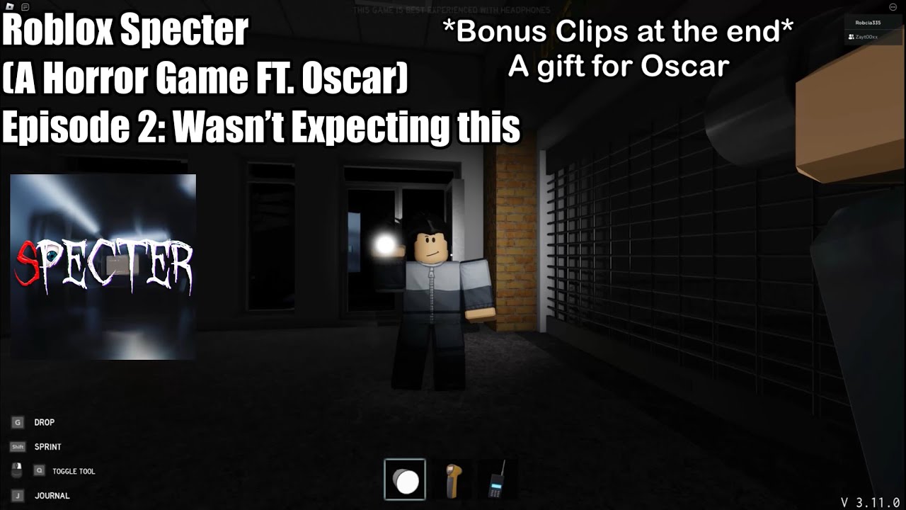 Roblox Specter (A Horror Game, Ft. Oscar) Episode 2: Wasn't Expecting ...