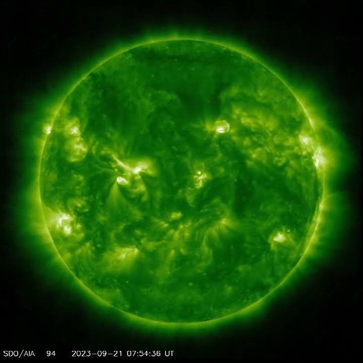 Today’s View of the Sun (isn’t really Green) | #shorts - YouTube