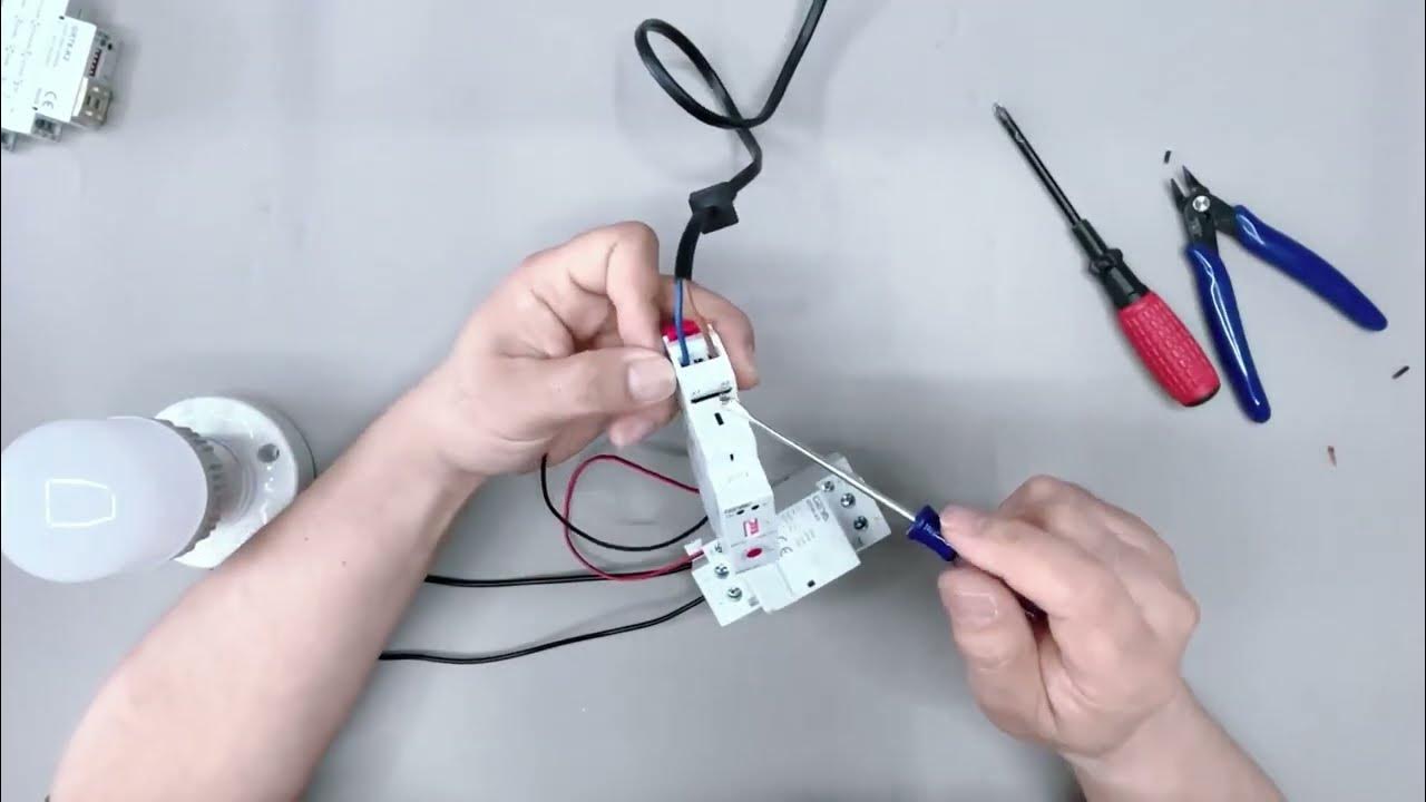 How to wire a dual function timer relay? - YouTube