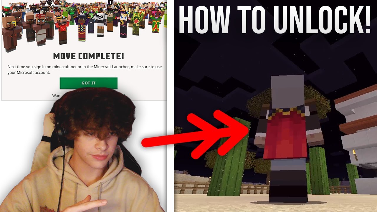 How to Unlock the Minecraft Migrator Cape for Free! - YouTube