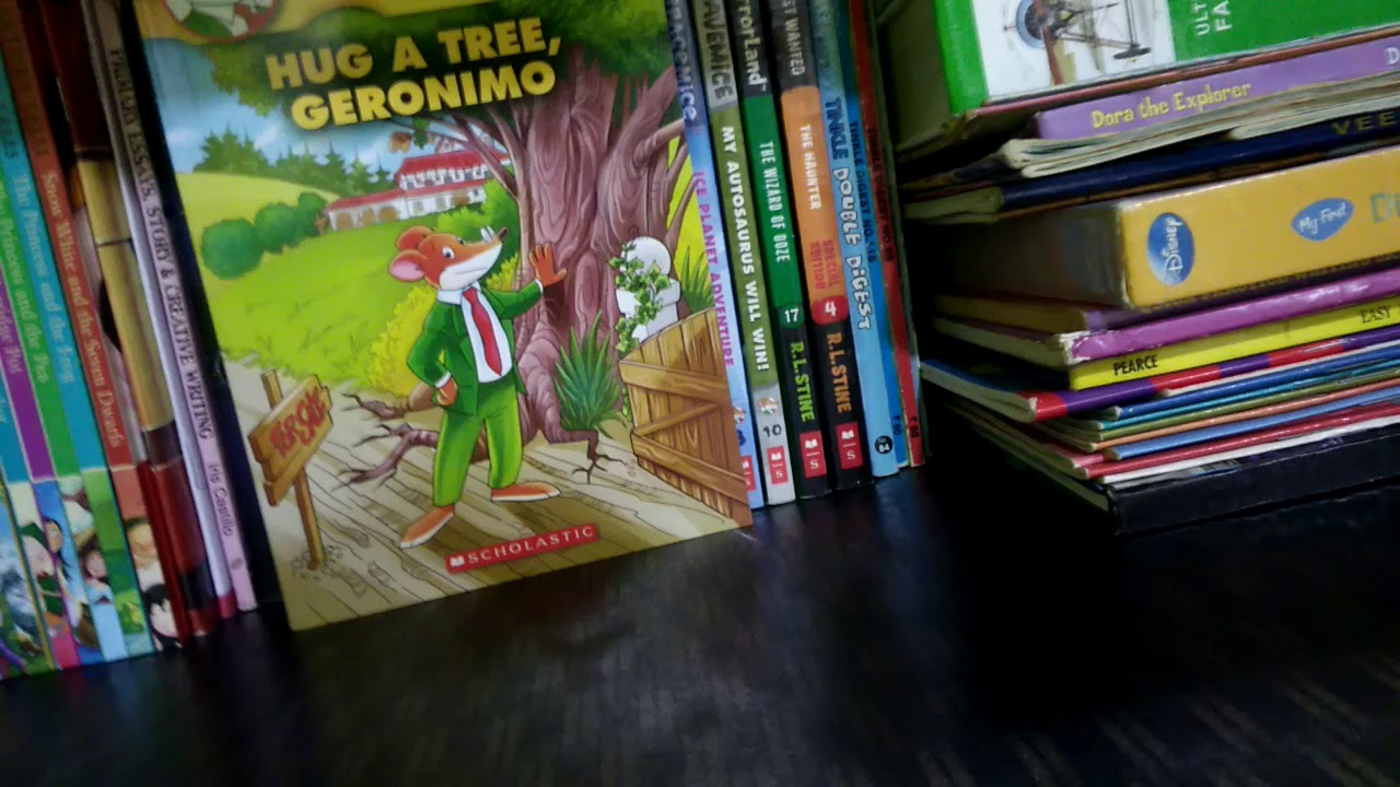 My latest book - Geronimo Stilton -#69 Hug a tree 🌲 Geronimo ! - YouTube