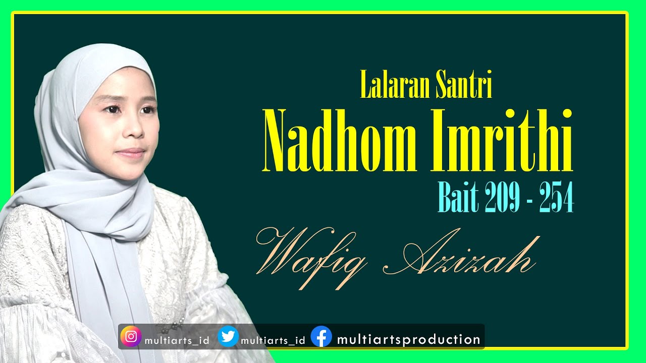 MATAN JURUMIYYAH | NADHOM IMRITHI ARAB LATIN DAN TERJEMAH - WAFIQ ...