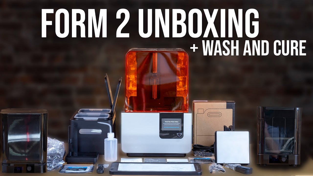 Formlabs Form 2 Unboxing | Formlabs Wash and Cure Unboxing - YouTube