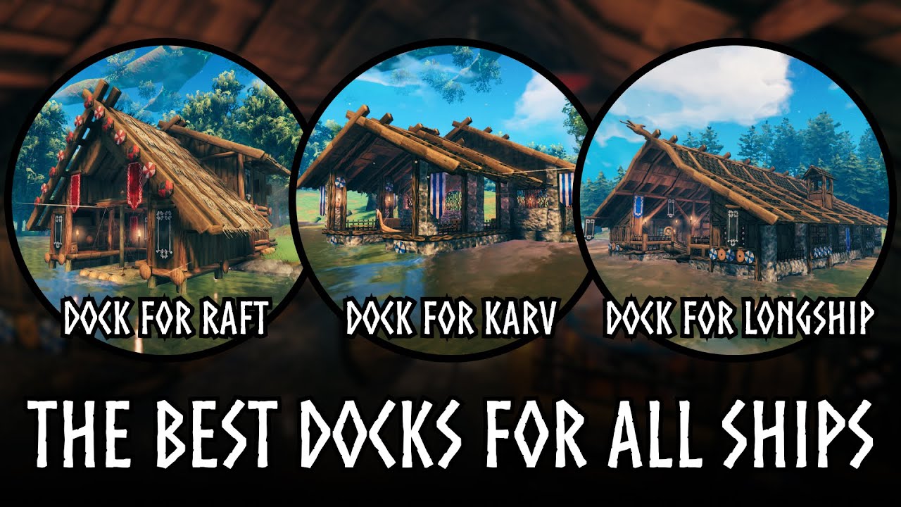 Dock Ideas for All Ships in Valheim - YouTube
