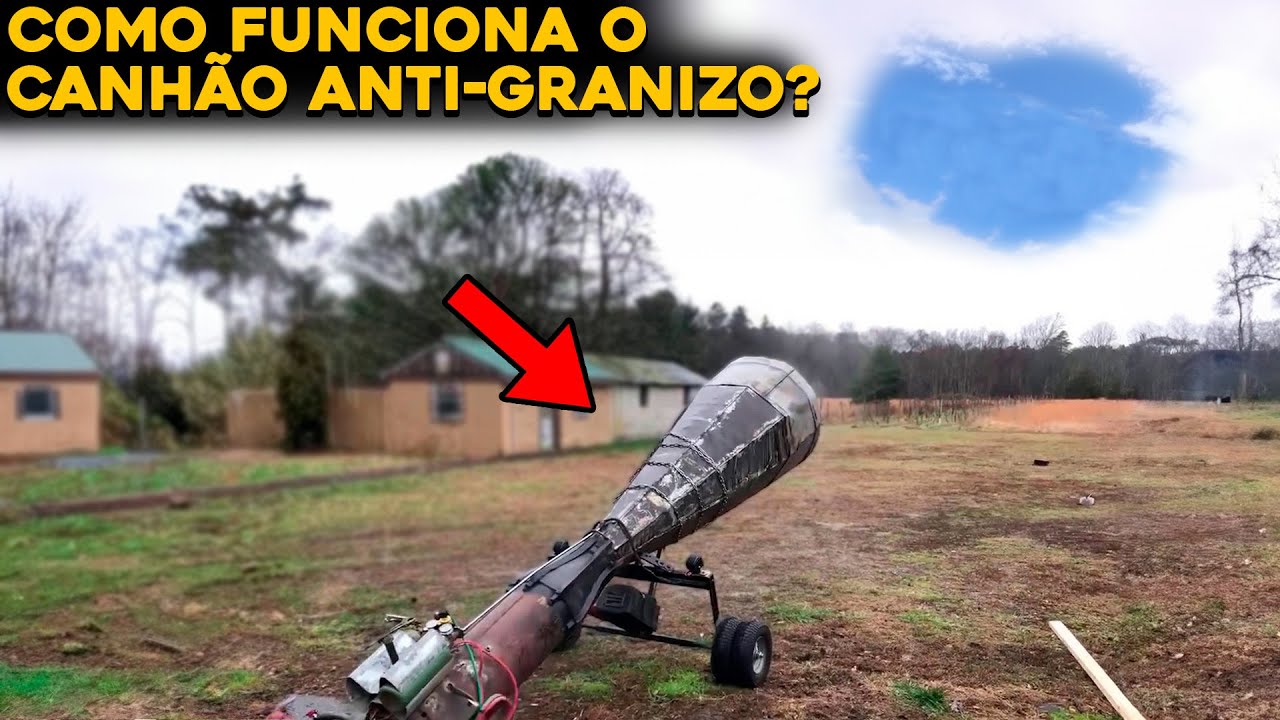 O CANHÃO ANTI-GRANIZO QUE ESTÁ SALVANDO FAZENDAS NO BRASIL - YouTube