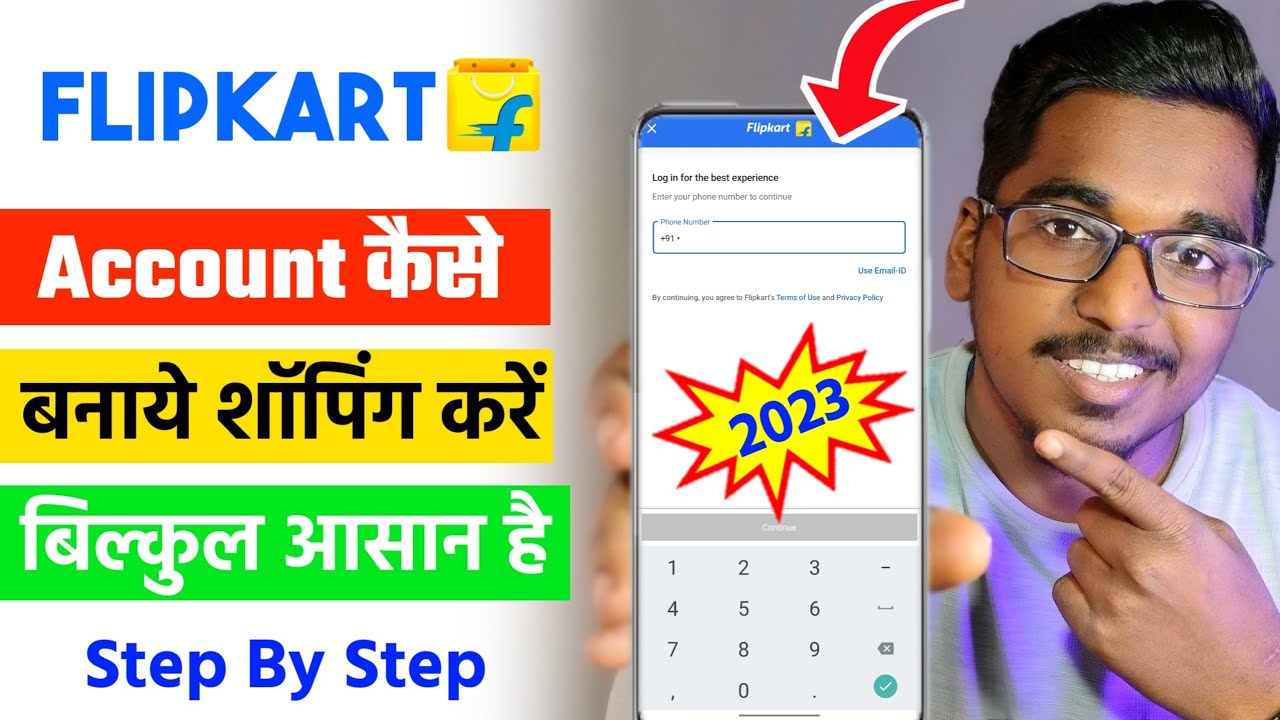 How To Create Flipkart Account 2023 | Flipkart Me Account Kaise Banaye ...