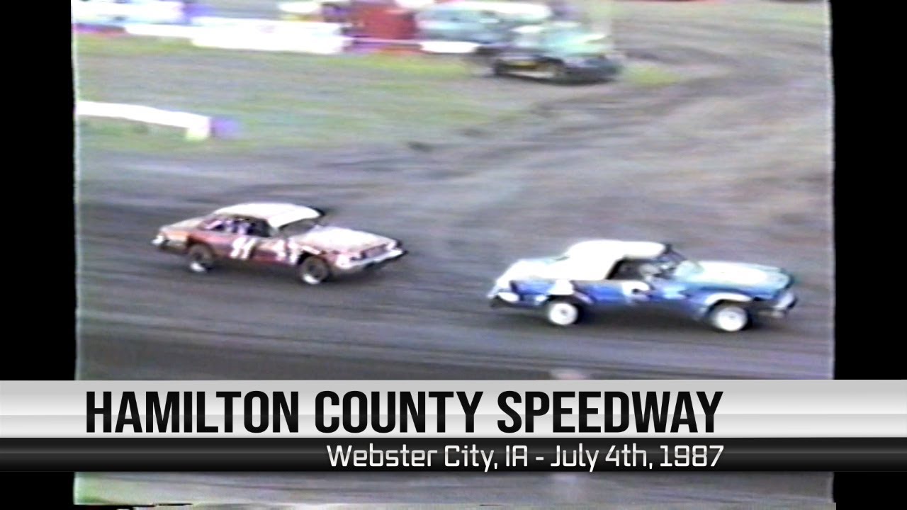 Late Model Racing At Hamilton County Speedway | July 4th, 1987 - YouTube
