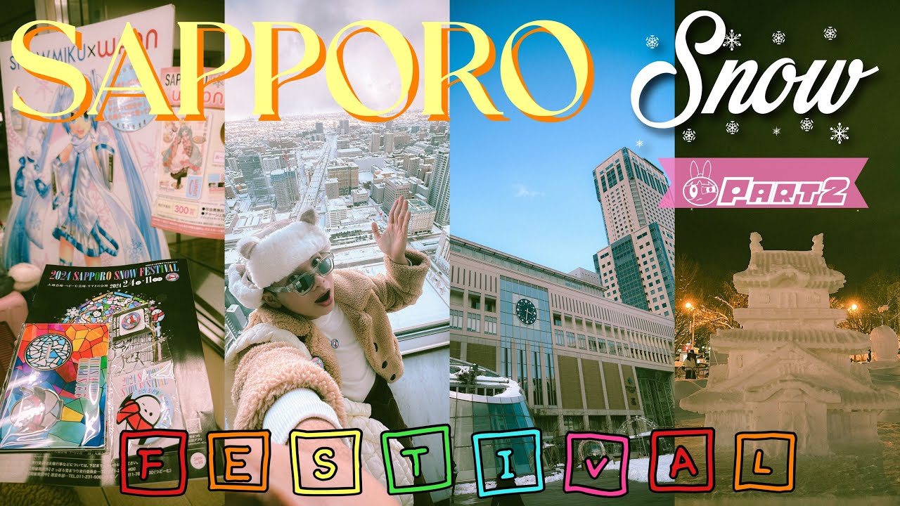 SAPPORO SNOW FESTIVAL ️☃️: jr tower observatory, dessert, merchandise ...