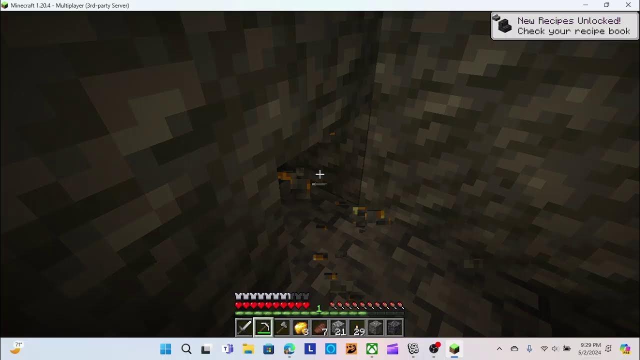 Playing Minecraft Java Version On His Server - YouTube