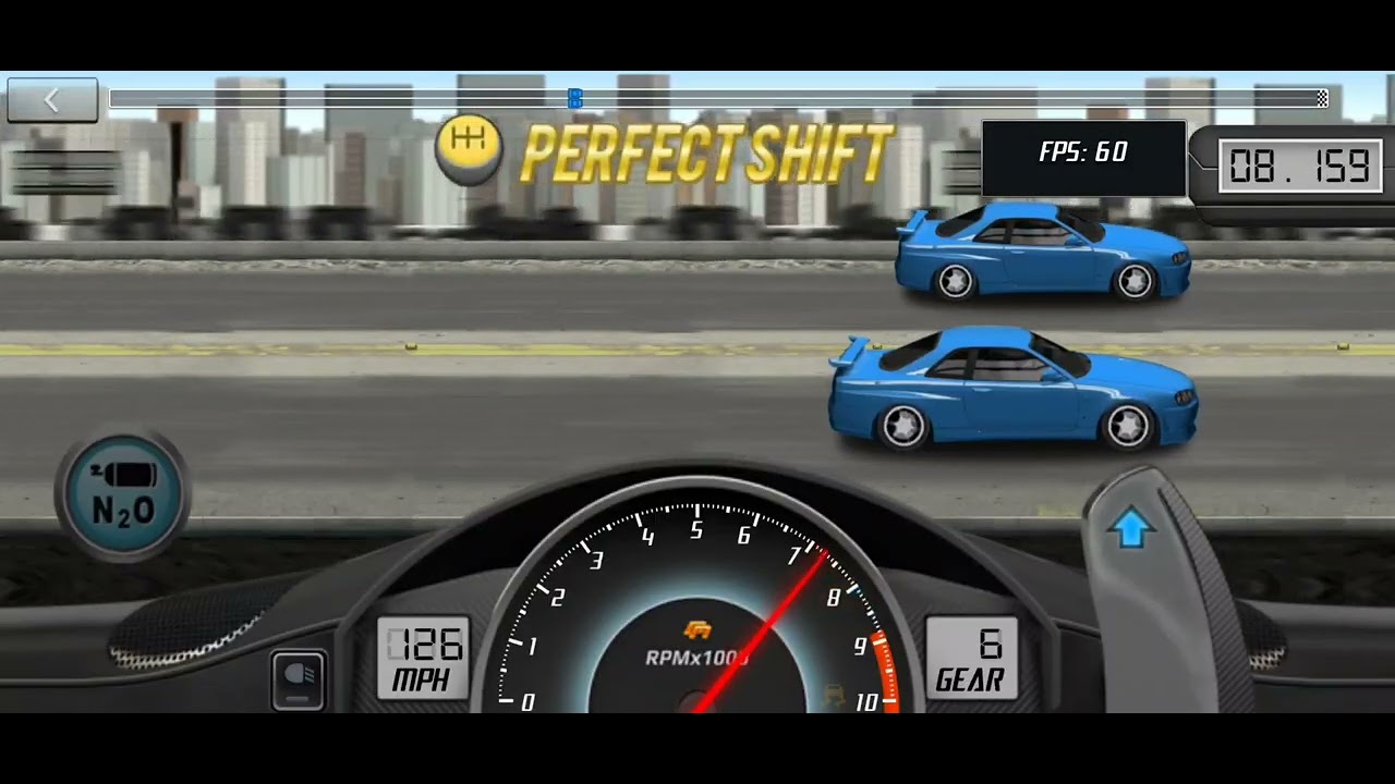 Drag Racing Nissan Skyline GT-R R34 Level 3 1/2 Mile Tune [16.104 ...