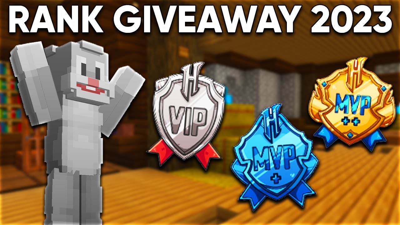 Spring Long Hypixel Rank Giveaway 2023 - YouTube