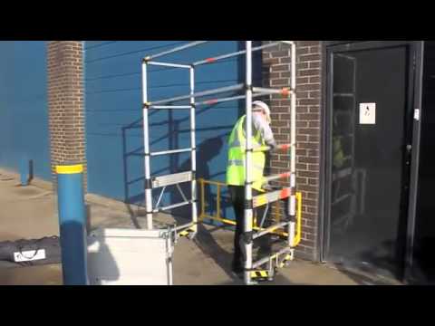 Telescopic Scaffold Zarges Teletower - YouTube
