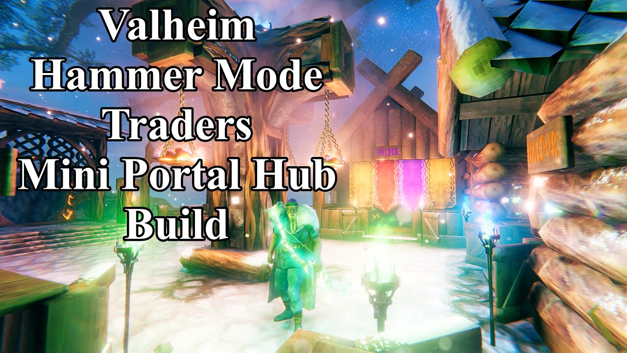 Valheim Hammer Time Mini Mall Build Full Stream 2.17.25 - YouTube