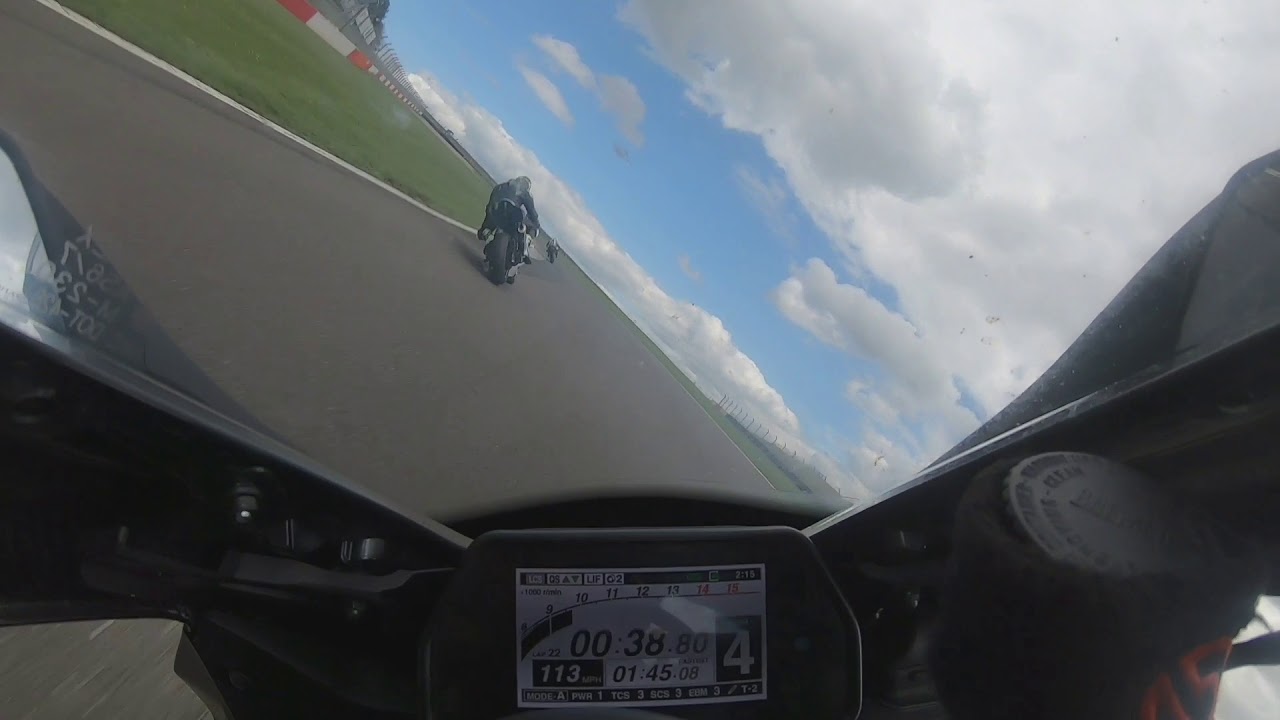 This is why you don't stop on the racing line!! - YouTube