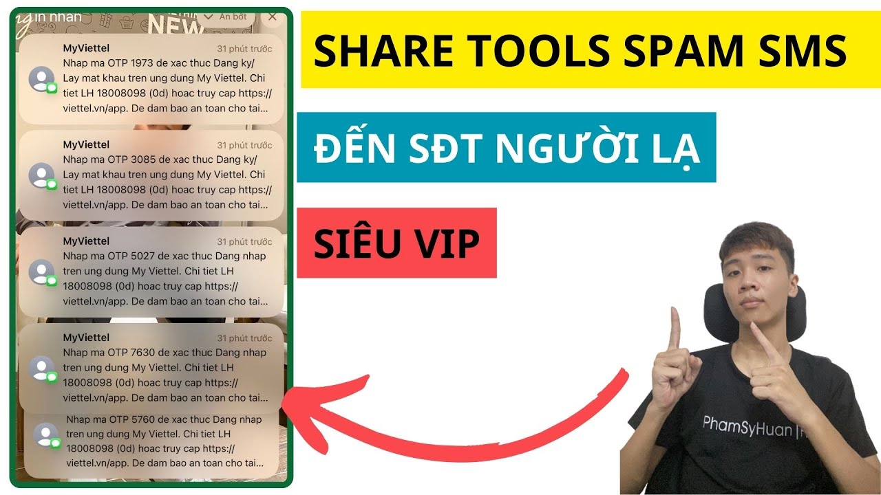 [SHARE] Tools Spam Sms Mới Nhất 2024 | Phạm Sỹ Huấn - YouTube