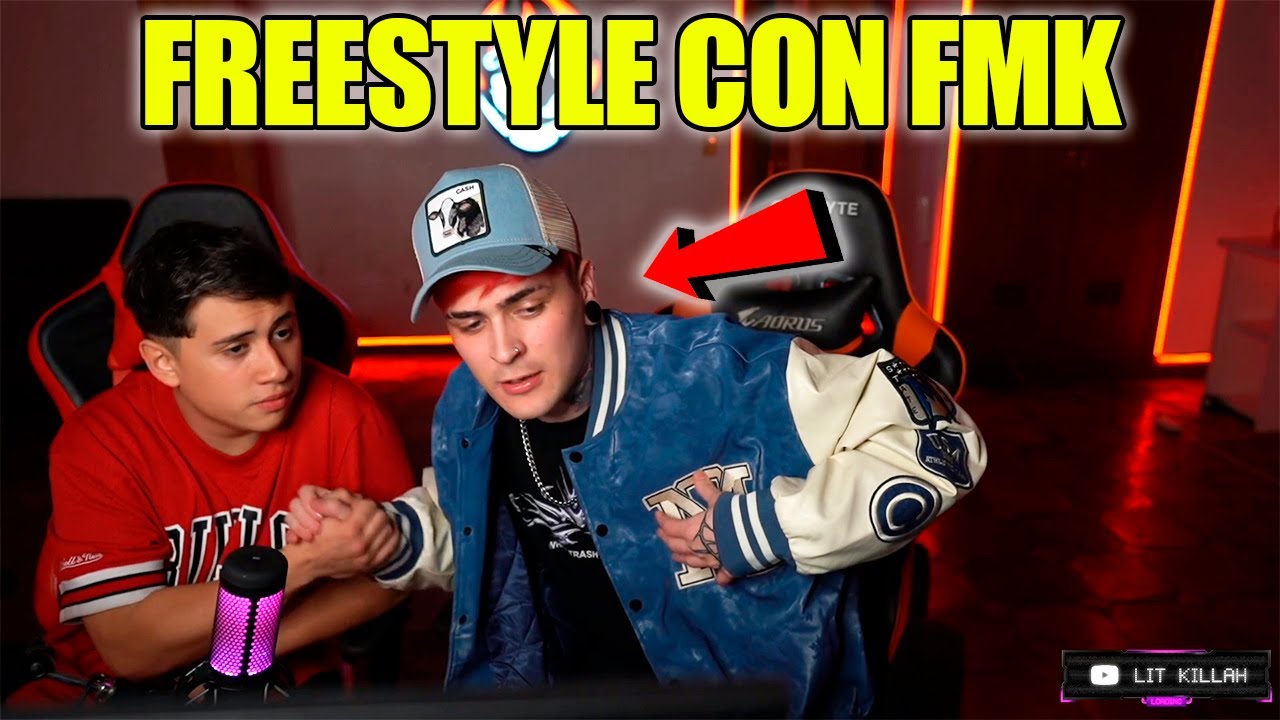 LIT KILLAH TIRANDO FREESTYLE CON FMK EN DIRECTO - YouTube