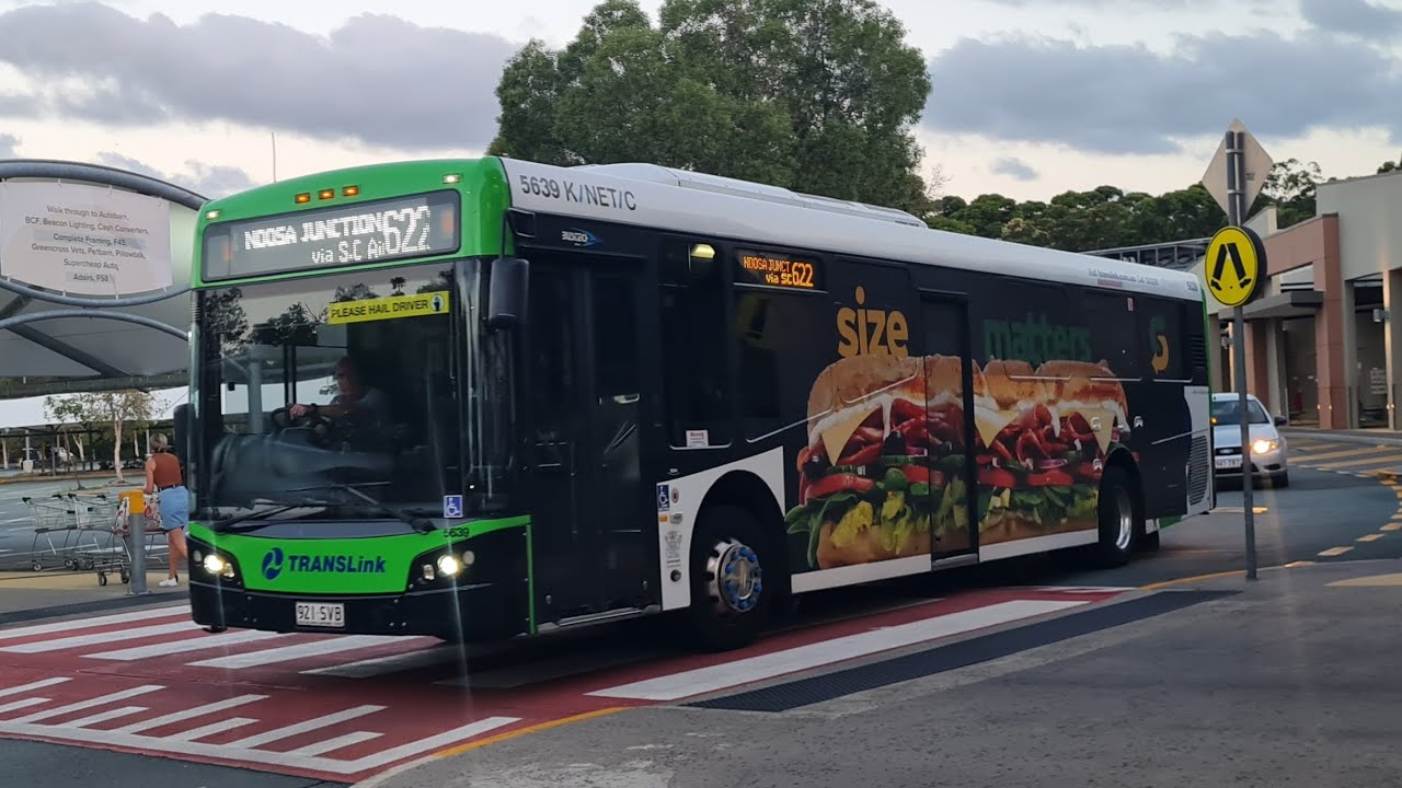 5639 Bustech XDI Cummins ISL on route 630 Noosa Junction Station ...