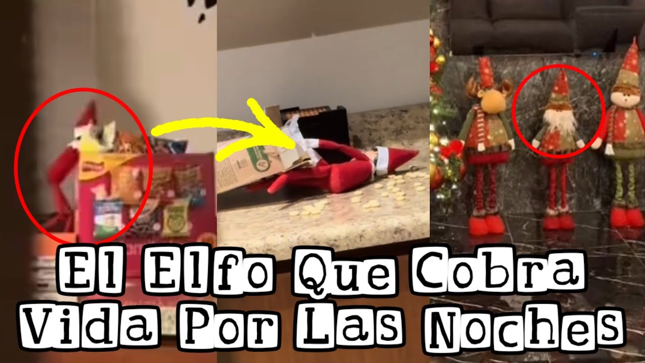 El ELFO NAVIDEÑO que COBRA VIDA por las noches... (Captado En Vídeo ...