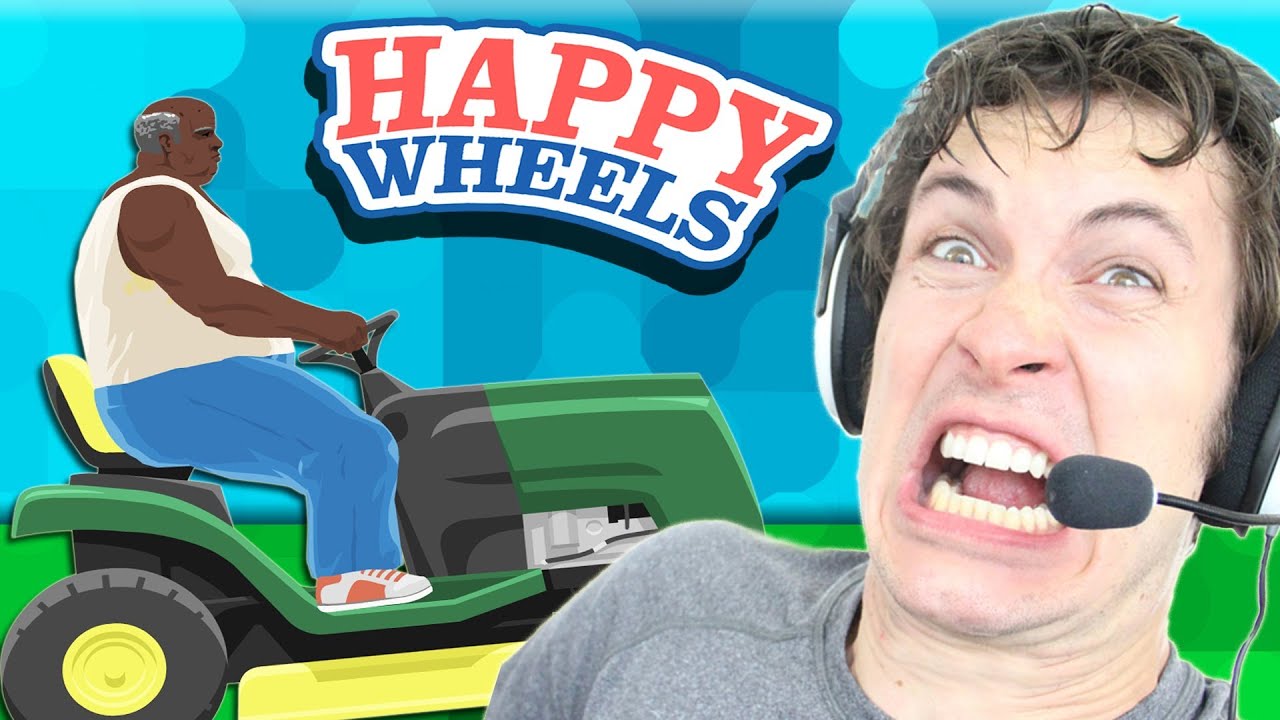 Happy Wheels: FREAKIN LAWNMOWER - YouTube