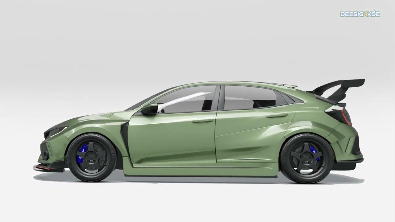 Honda Civic Type R FK8 Widebody New Color - YouTube
