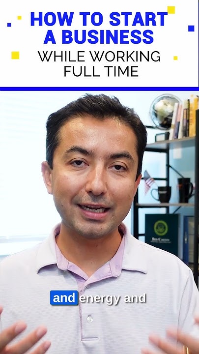 Starting a Business While Working a Full-Time Job! - YouTube