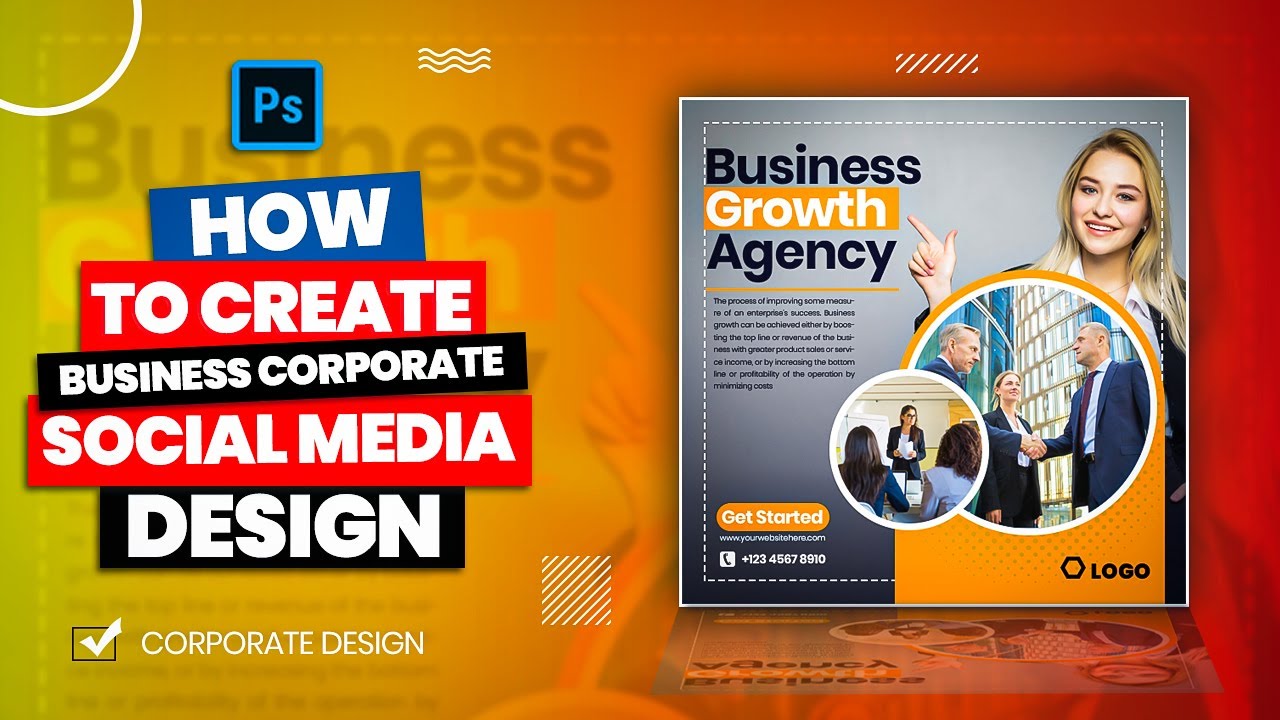 How to Design Professional Social Media Posts for Your Business in ...