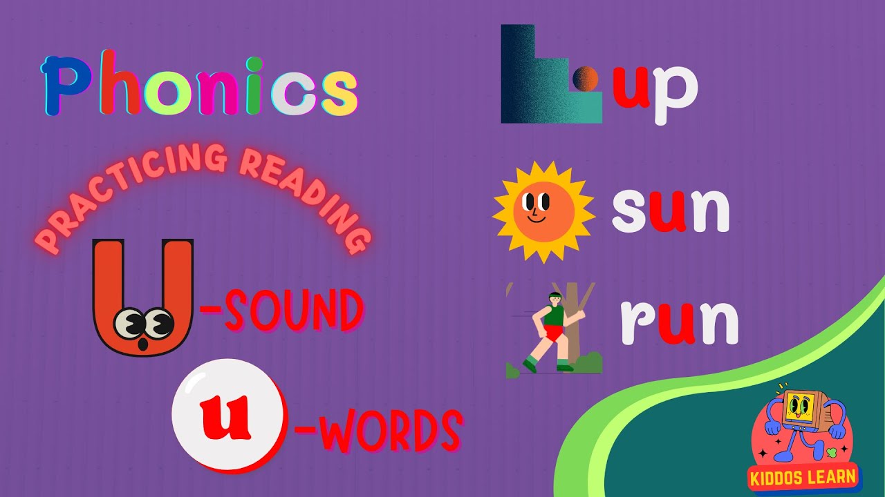 Jolly Phonics "U" Sound | Learn "u" Words with Fun Phonics Song for ...