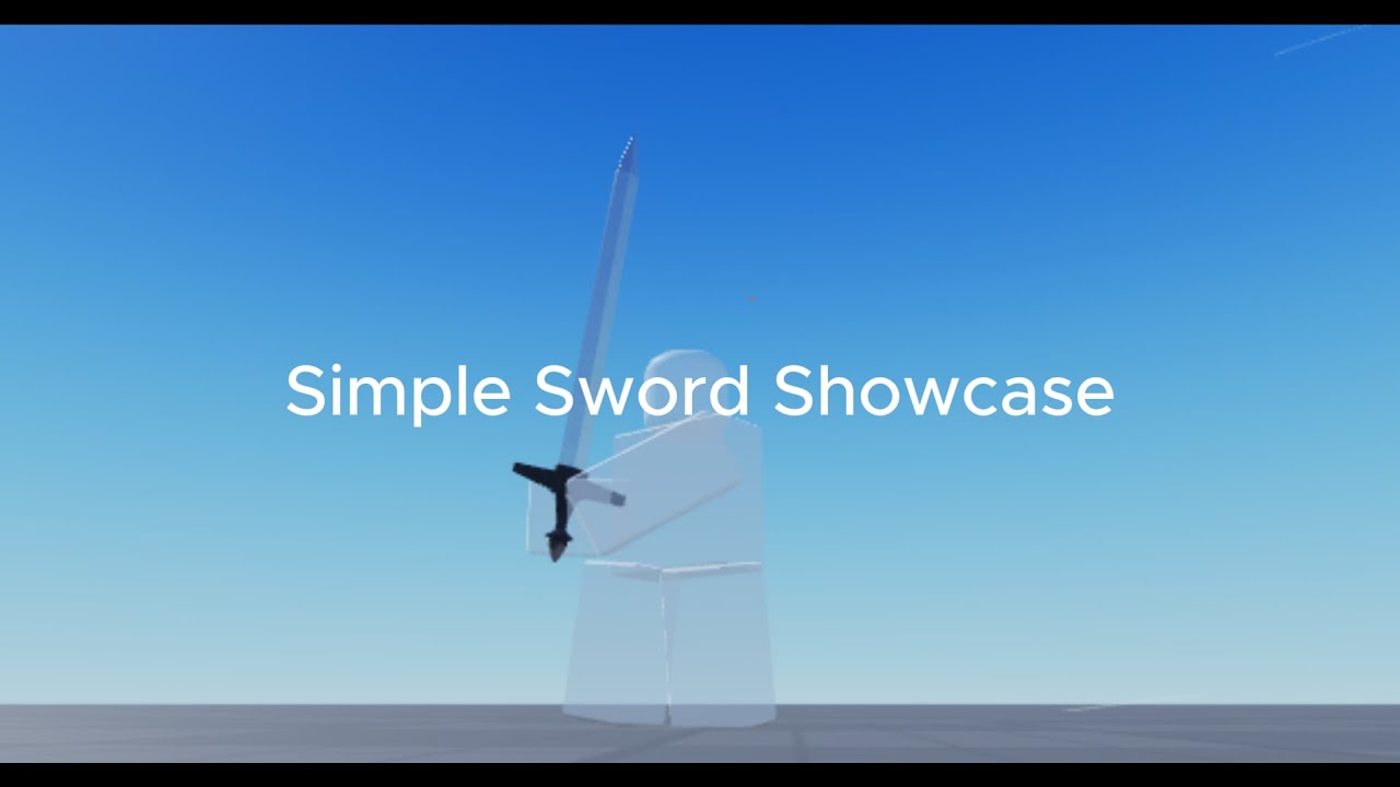 Sword Showcase | Roblox Studio - YouTube