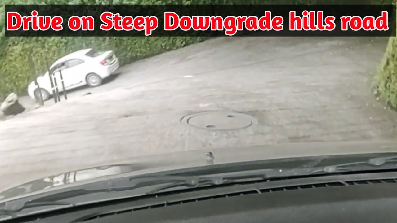 Ignis || Drive on Steep Downgrade road in Mussoorie hills - YouTube