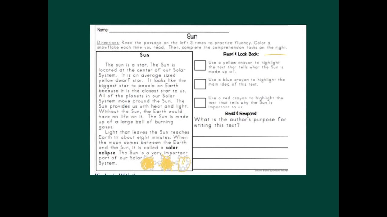 Sun-Highlight text evidence - YouTube