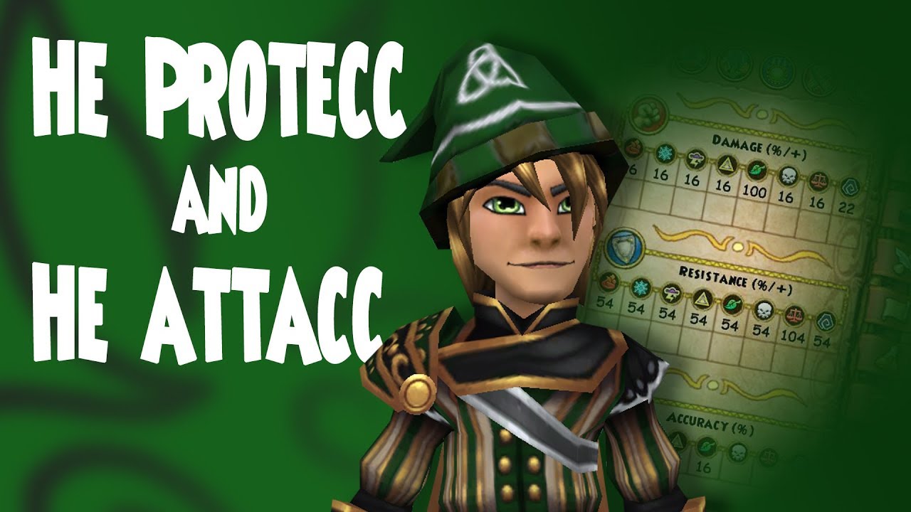 He Protecc, and He Attacc | Visionary 130 Life PvP | Wizard101 - YouTube