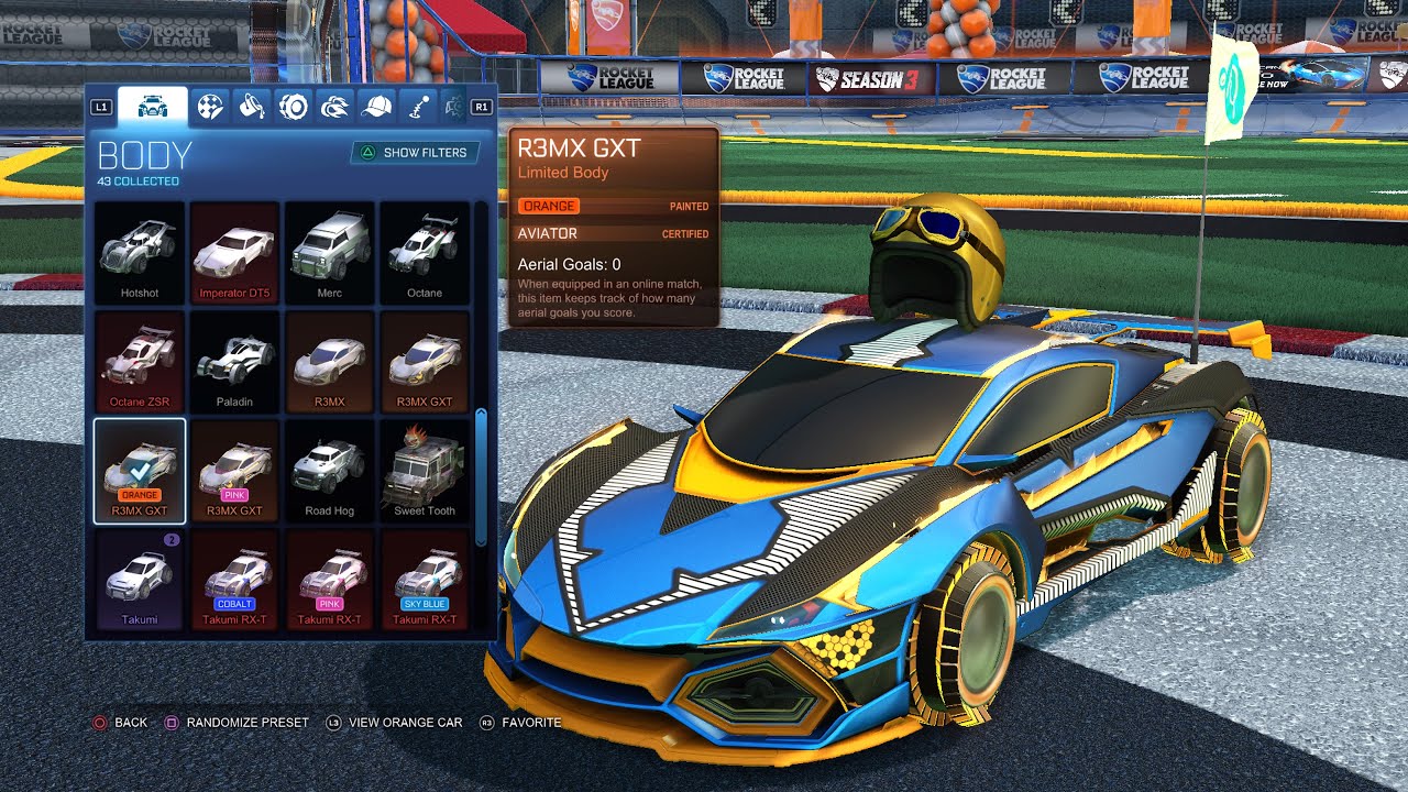 Rocket League Season 3 R3MX GXT Highlights - YouTube