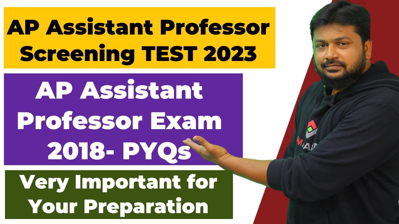 AP Assistant Professor Exam 2018- PYQs | AP Assistant Professor ...