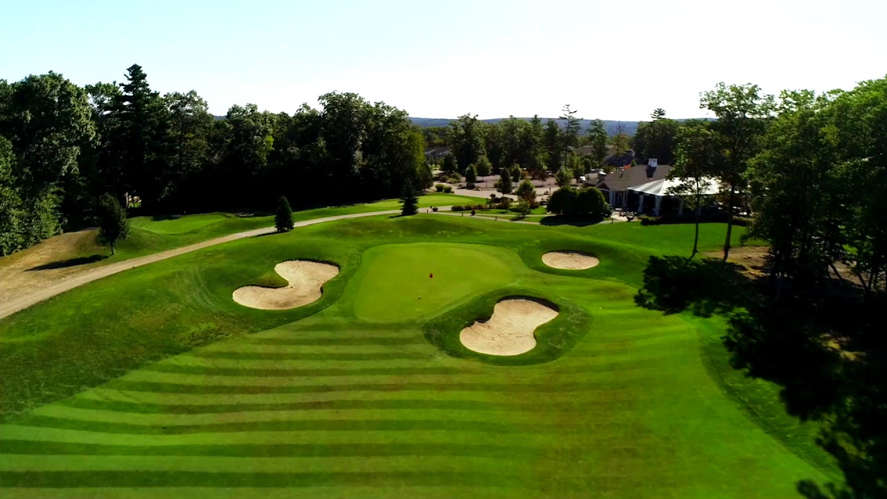 SHINING ROCK GOLF CLUB | HOLE 9 | AERIAL VIEW - YouTube
