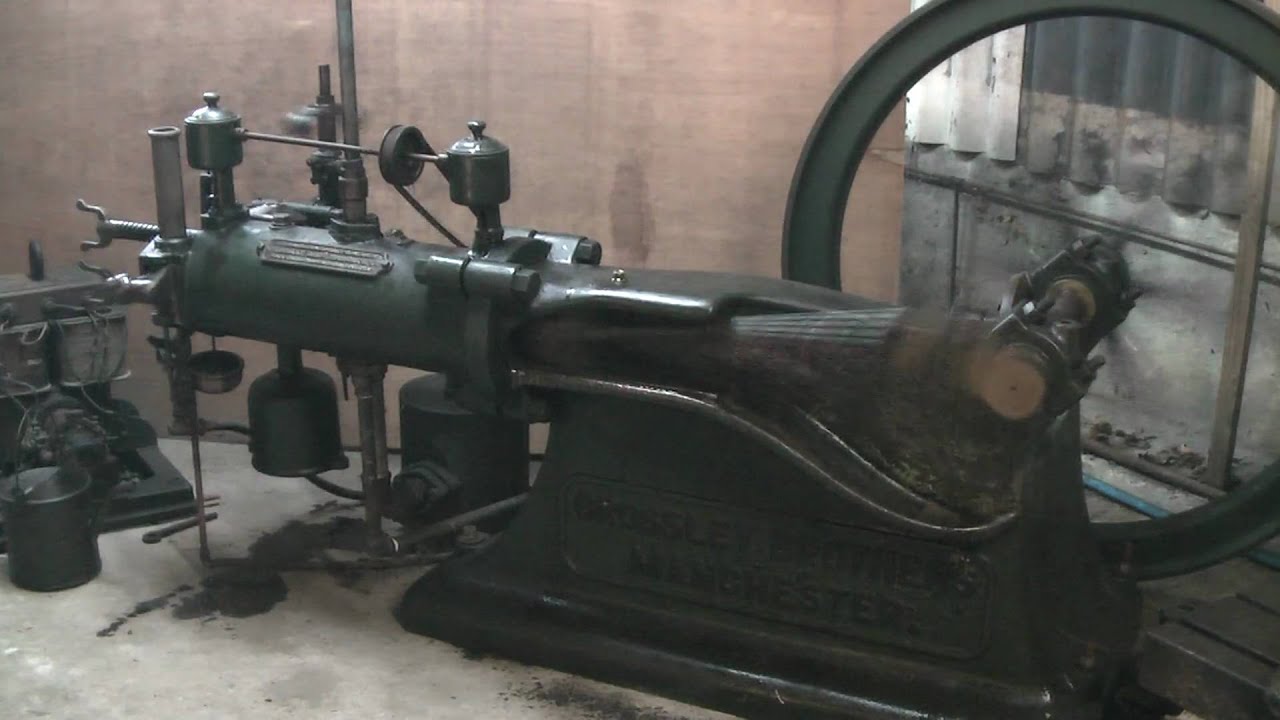 Gas Engine Otto slidevalve,Crossley. - YouTube
