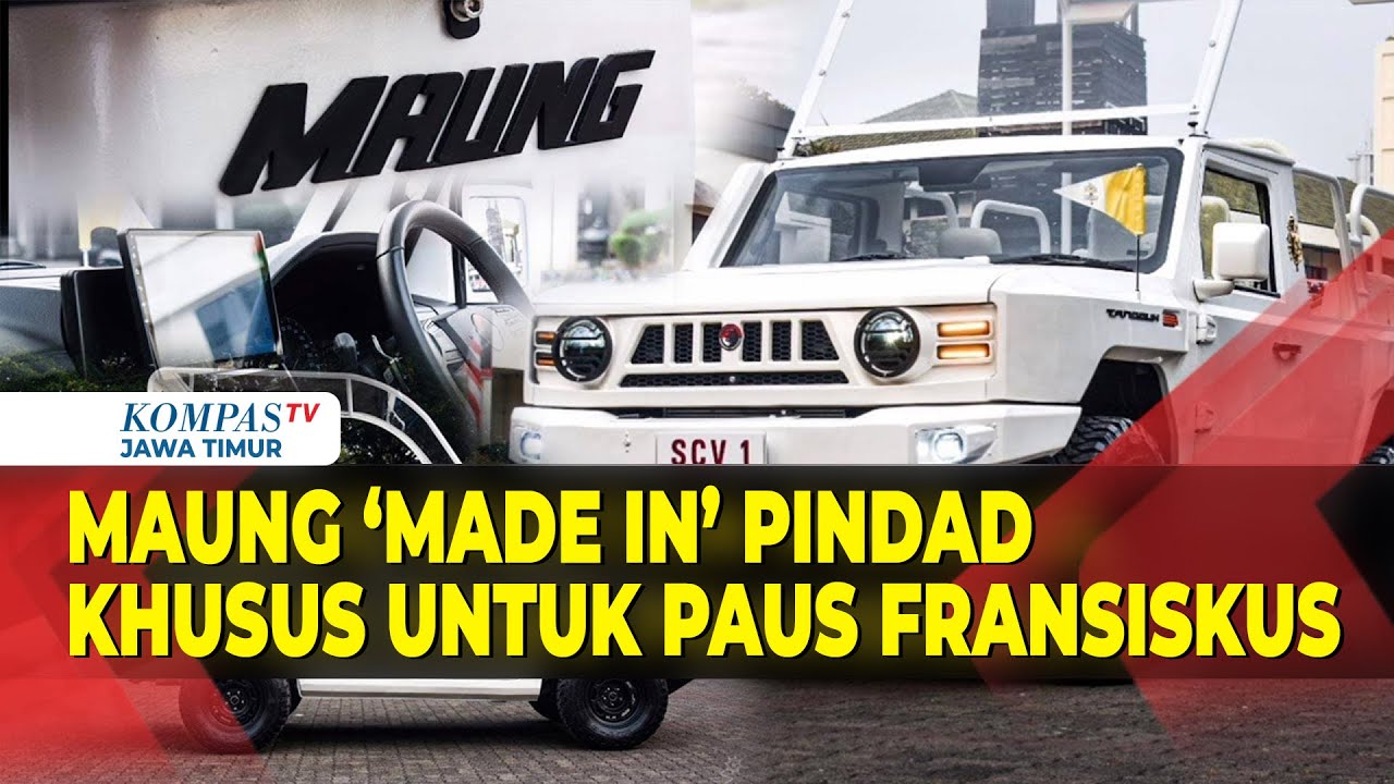 Inilah Maung MV3 Pope Mobile Buatan Pindad untuk Paus Fransiskus Jelang ...