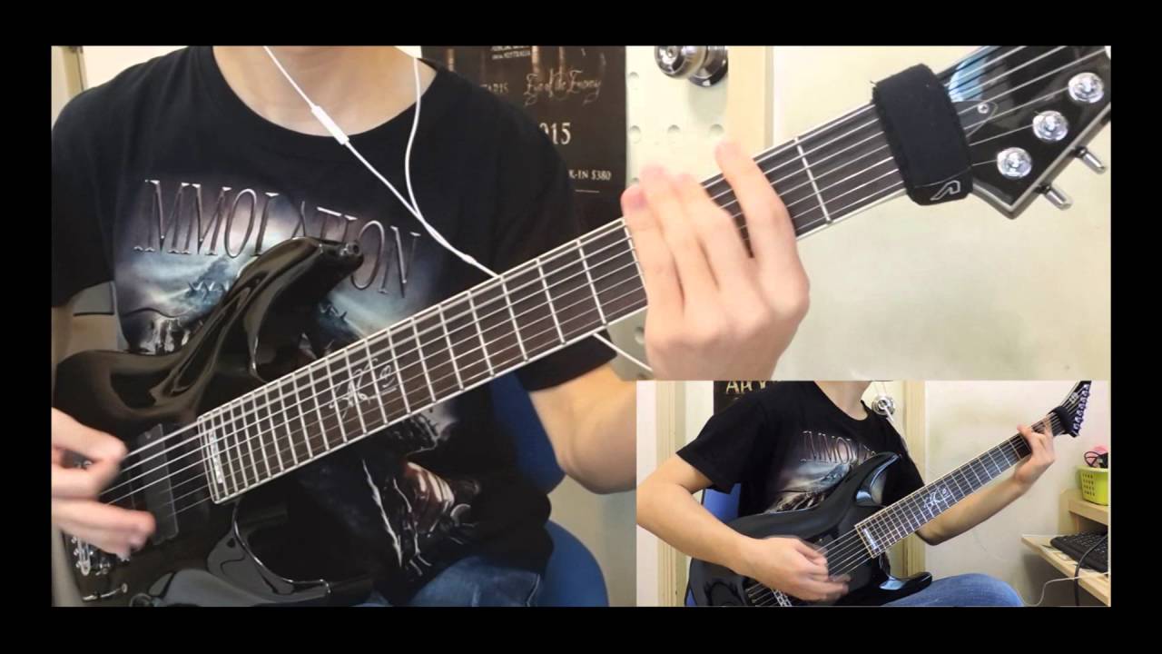 Ingested--Narcissistic Apathy guitar cover (with tabs) (LTD SC-607B ...