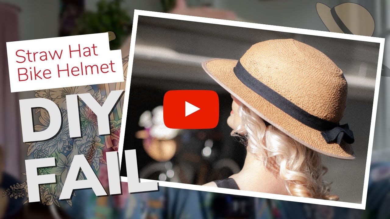 Can I Make My Own Straw Hat Bike Helmet YouTube