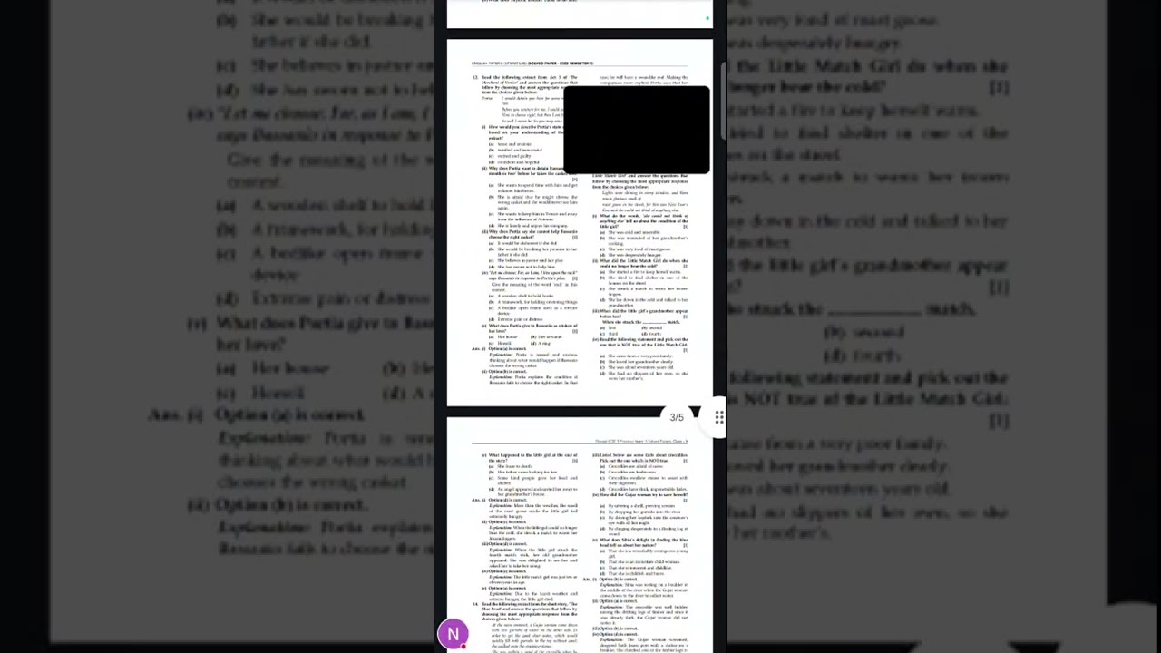 ICSE CLASS 10TH ENGLISH PAPER-2 QUESTION PAPER WITH SOLUTION 2022 SEM-1 ...