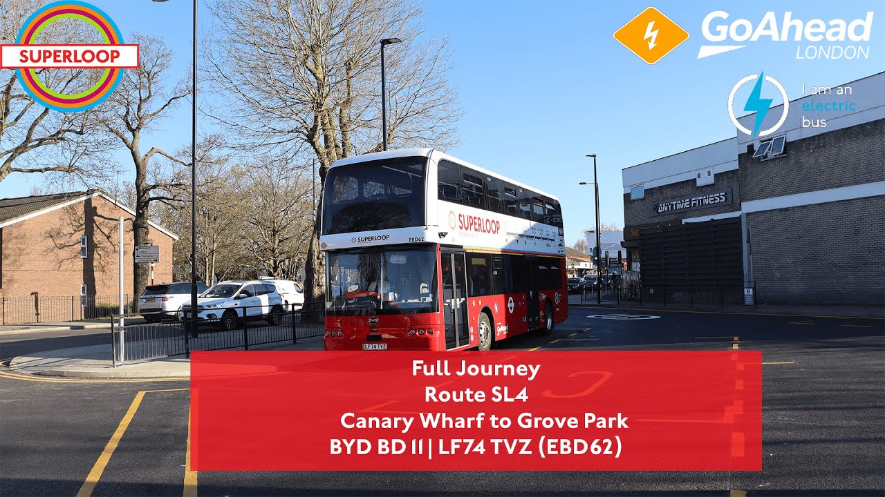 Full Journey | Route SL4 to Grove Park | First Day New Route | Brand ...