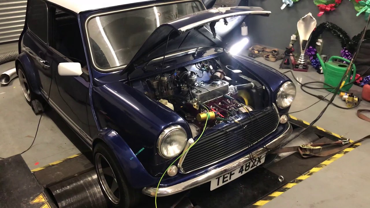 82 Austin Mini 1000 Dyno - YouTube