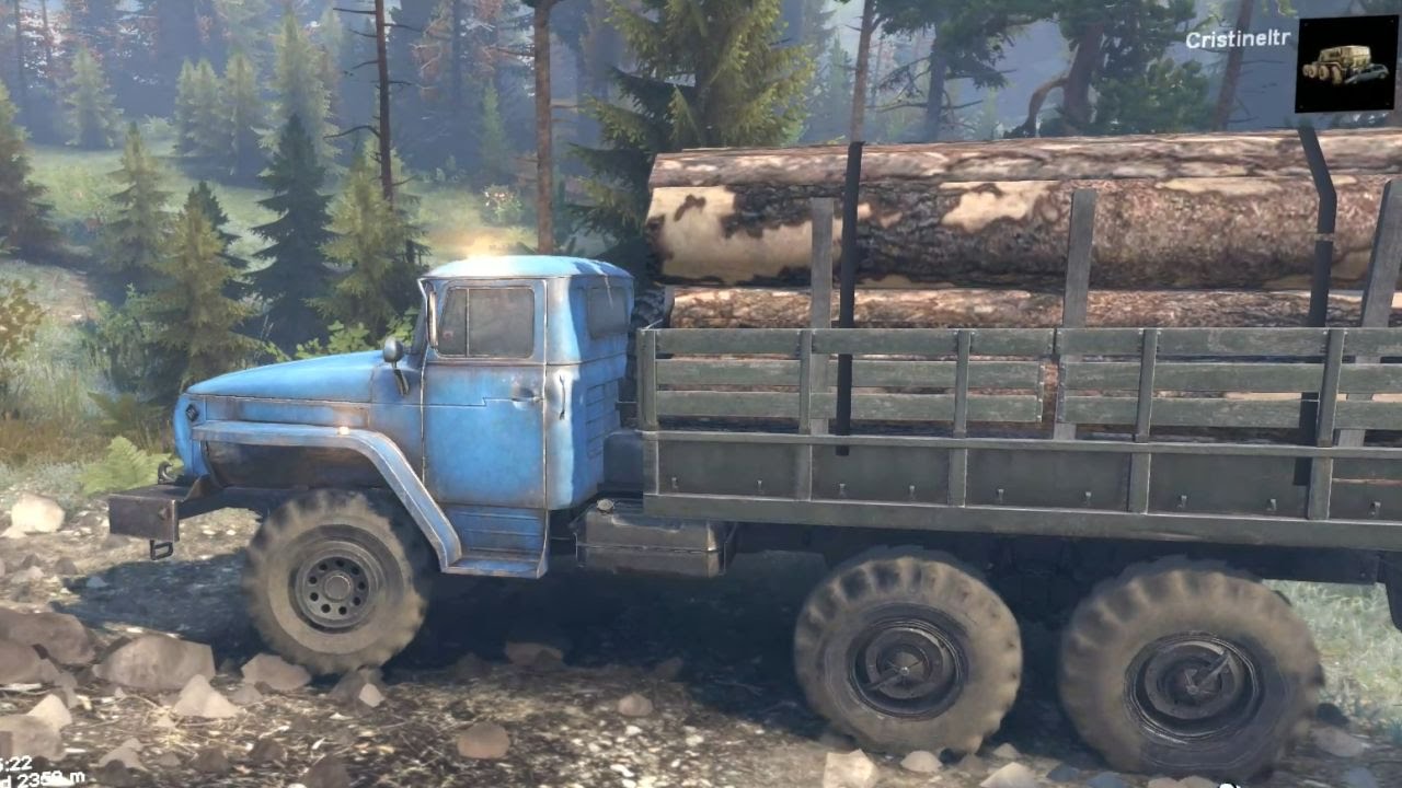 SPINTIRES - Blue C 432010 Truck Off Road - YouTube