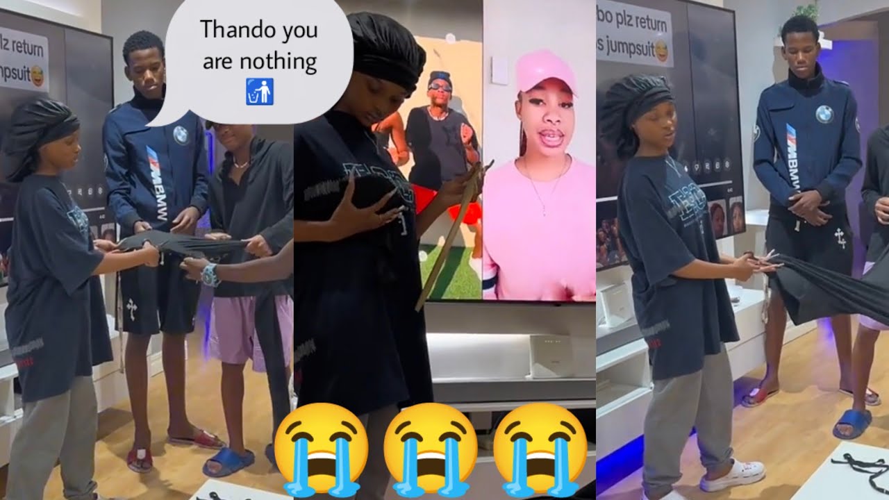 Mainly Lebo reacting to Thandow video😭yoh not Lebo dissing Thando ...